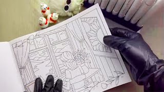 Pure ASMR Coloring | Natural Sounds | Cozy Room Scene 💗🖍️