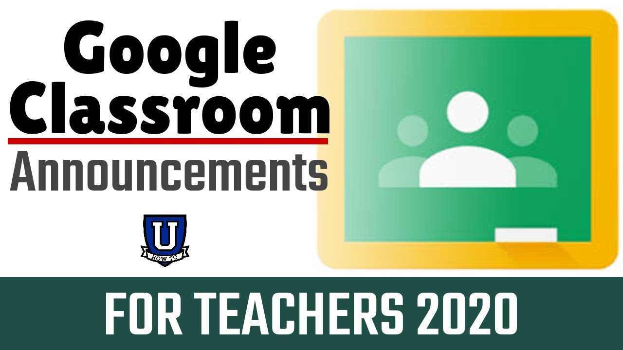 How to Post Announcements in Google Classroom The Stream - YouTube
