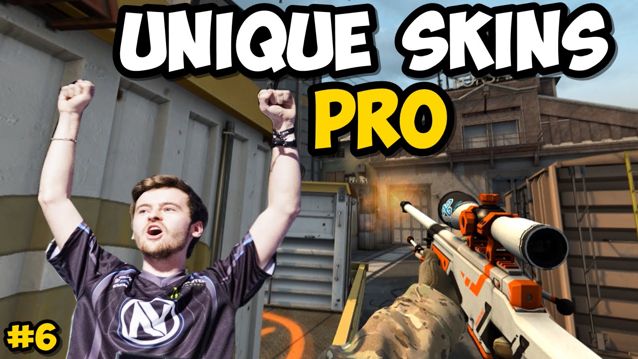 CS:GO UNIQUE PRO SKINS! #6 - YouTube