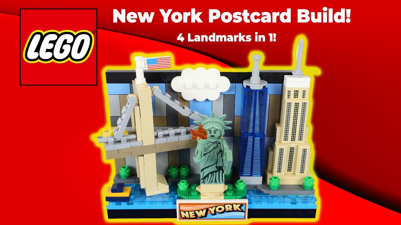 LEGO is in the Big APPLE! New York Postcard Speed Build | LEGO Set ...