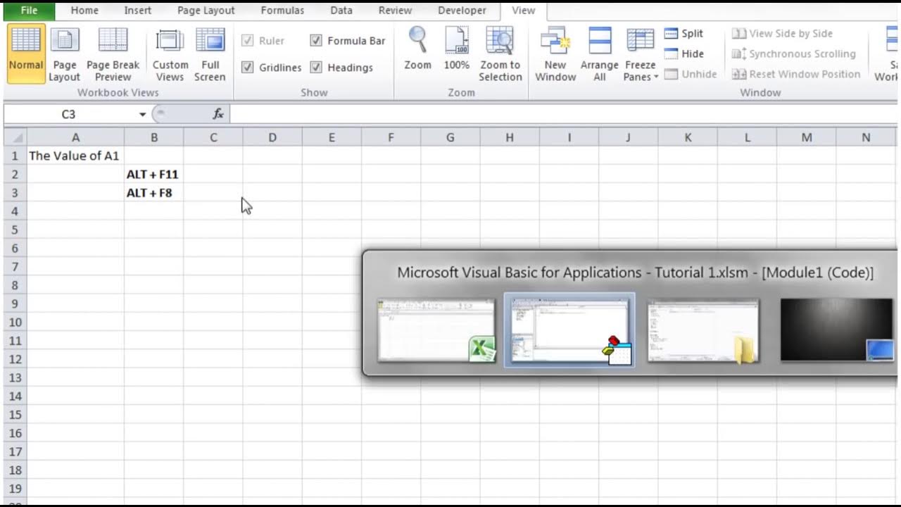 Excel 2010 VBA Tutorial 2 Referencing Ranges - YouTube
