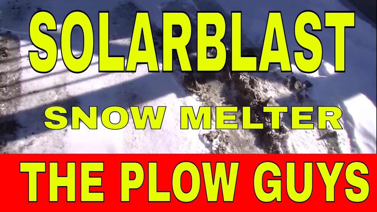 Solar Blaster Ice Melter - YouTube