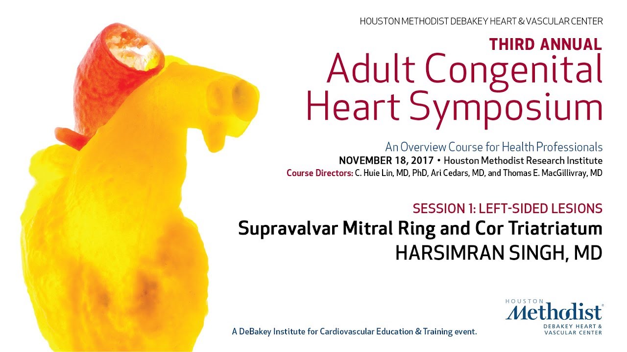 Supravalvar Mitral Ring and Cor Triatriatum (HARSIMRAN SINGH, MD) - YouTube
