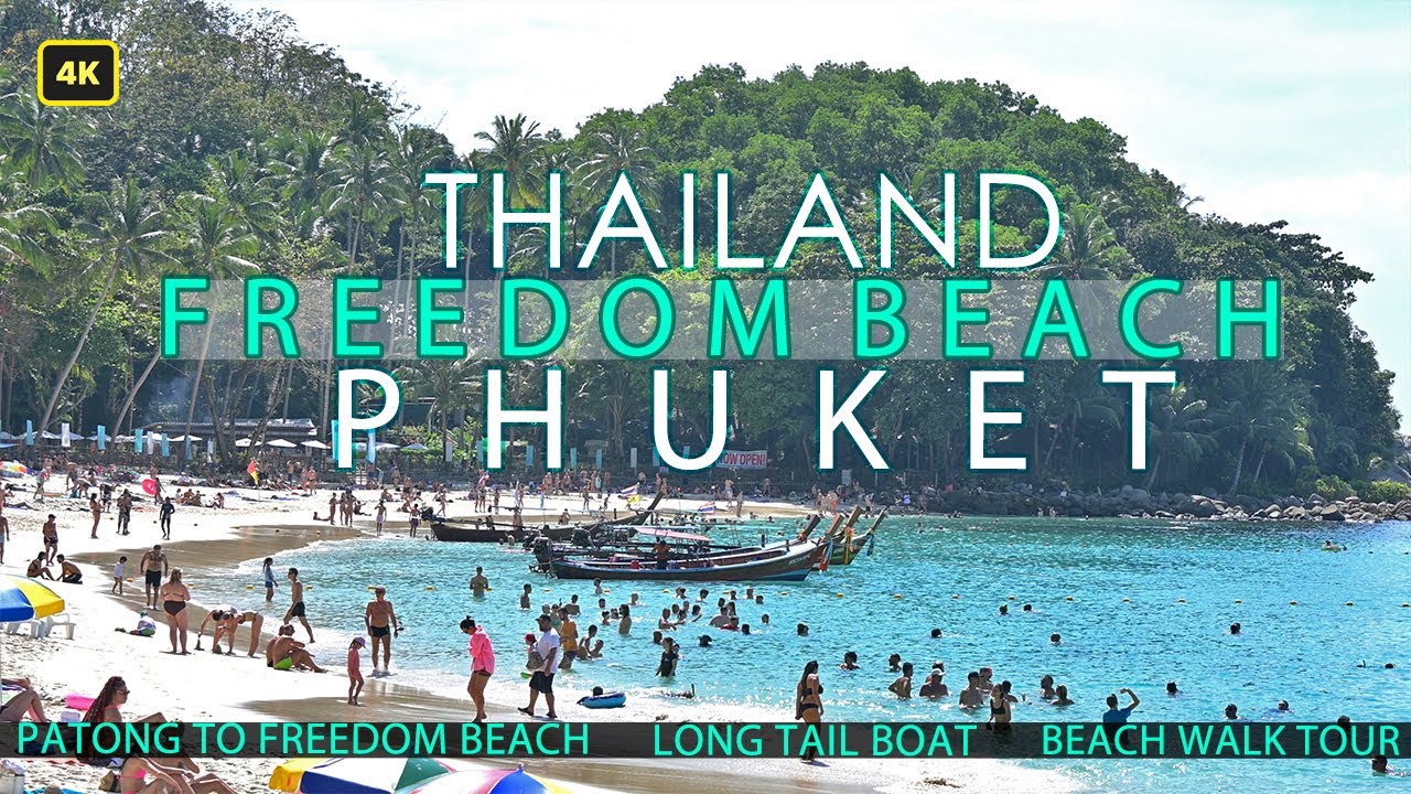 [4k]Thailand phuket freedom beach | Hidden gem of phuket thailand | patong to freedom beach by ...