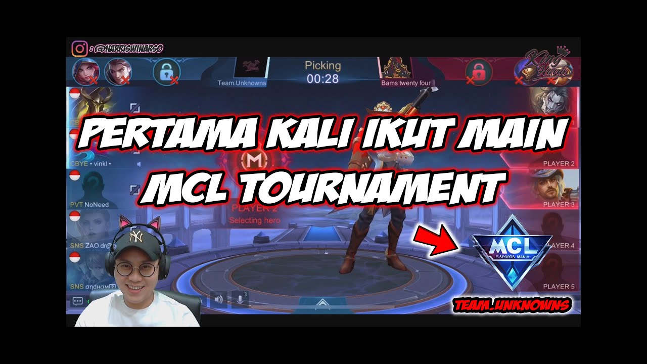 PERTAMA KALI IKUT MAIN DI MCL TOURNAMENT MOBILE LEGEDNS. DEG-DEGAN DAN ...
