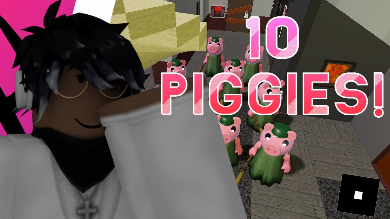 I BEAT PIGGY GALLERY WITH 10 BOTS SOLO! (*FIRST TRY*) - YouTube