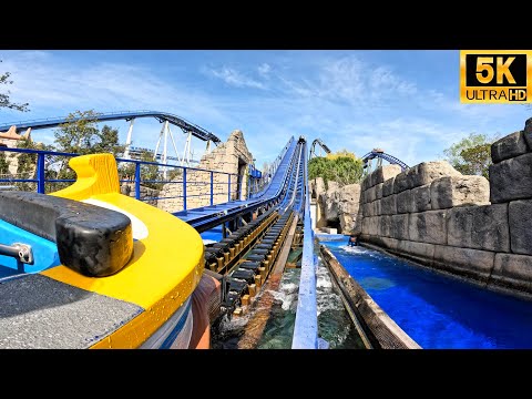 Poseidon POV 5K Mack Rides Water Coaster Europa Park, Germany