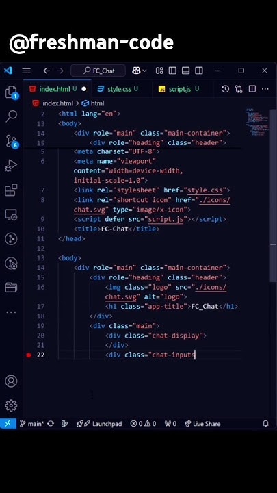 Shorts Webdevelopment Coding Html Css Js Chat Bot Interface Using Html Css Js Youtube