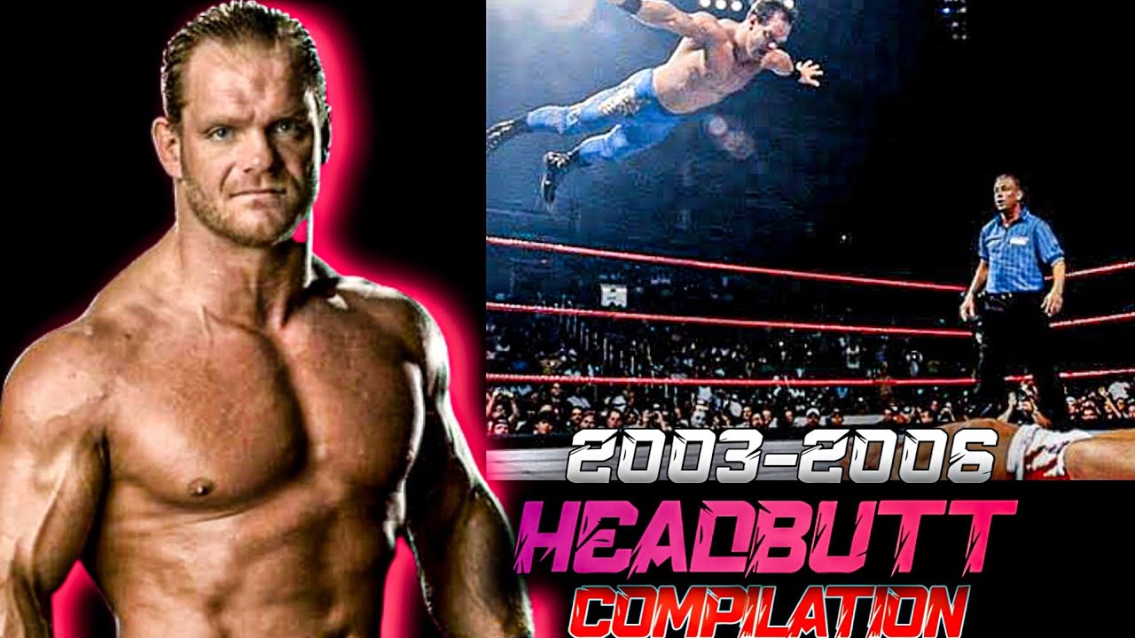 Chris Benoit Diving Headbutt Compilation (2003–2006) | WWE Best Moments ...