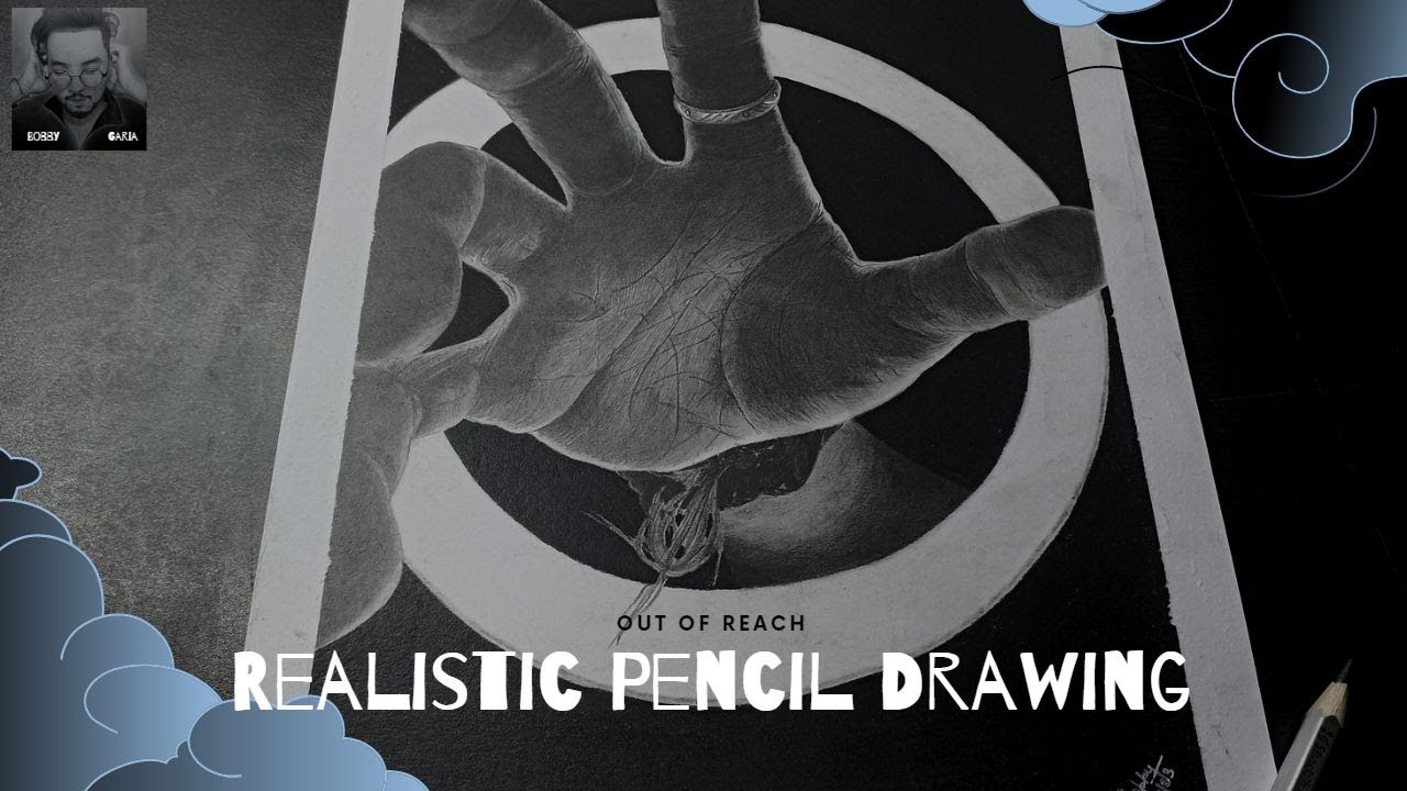 Out of reach | Realistic hand Art | Time lapse video - YouTube