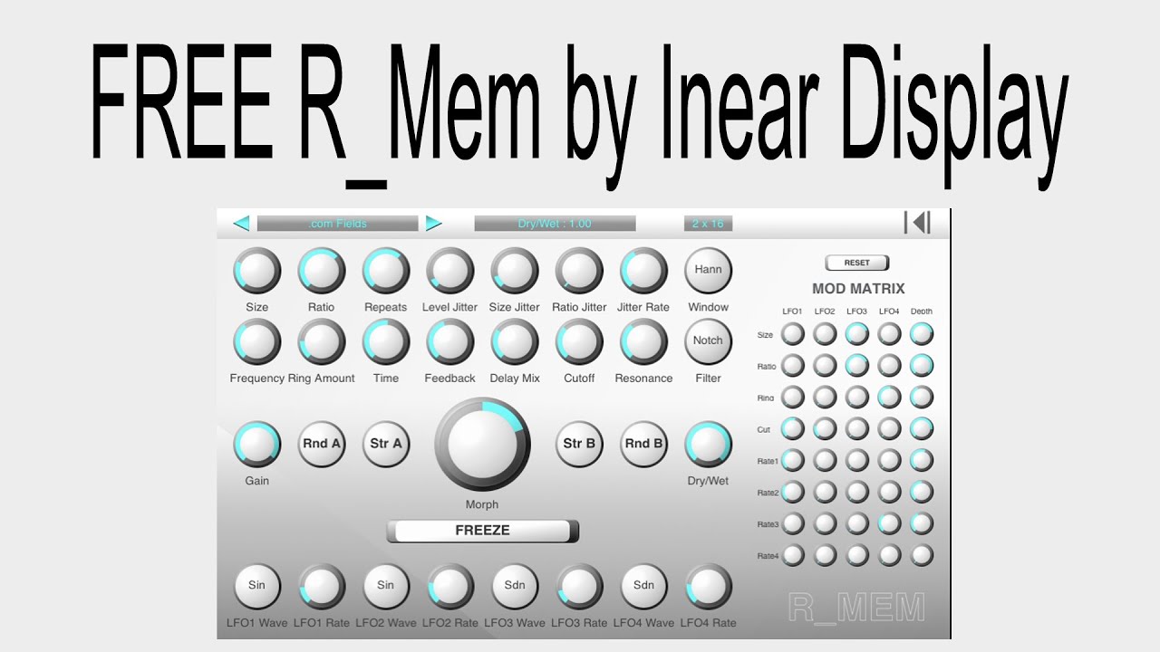 FREE R_Mem by Inear Display - YouTube