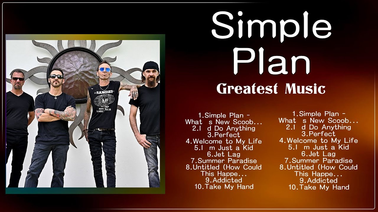 Simple Plan Full Album 2024 ~ Top 10 Best Songs ~ Greatest Hits - YouTube
