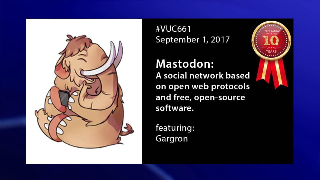 VUC661 Mastodon with Creator Eugen Rochko - YouTube