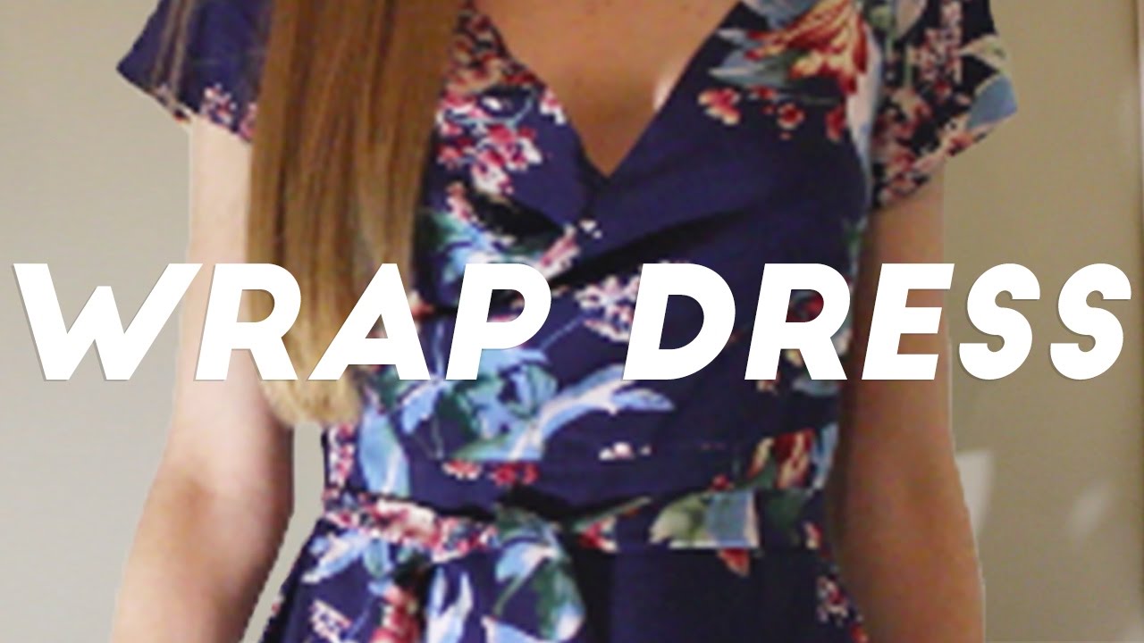 WRAP DRESS // SEWING WALKTHROUGH - YouTube