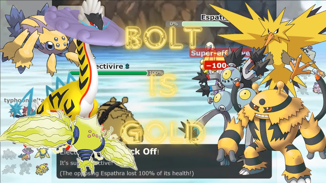 Electric is the best type in the game!? | Pokemon Showdown Monotype Gen ...