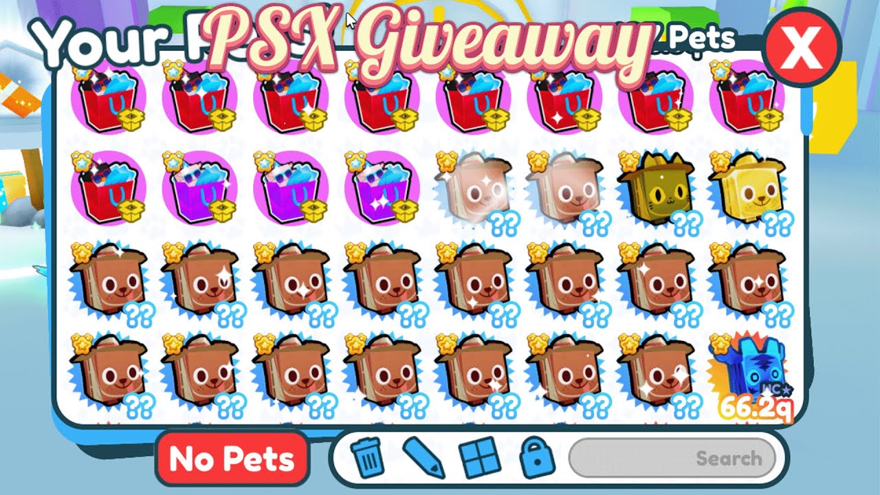 Pet simulator X Giveaway(Diamonds and Hype Gift)||Road To 1k Subs|| # ...
