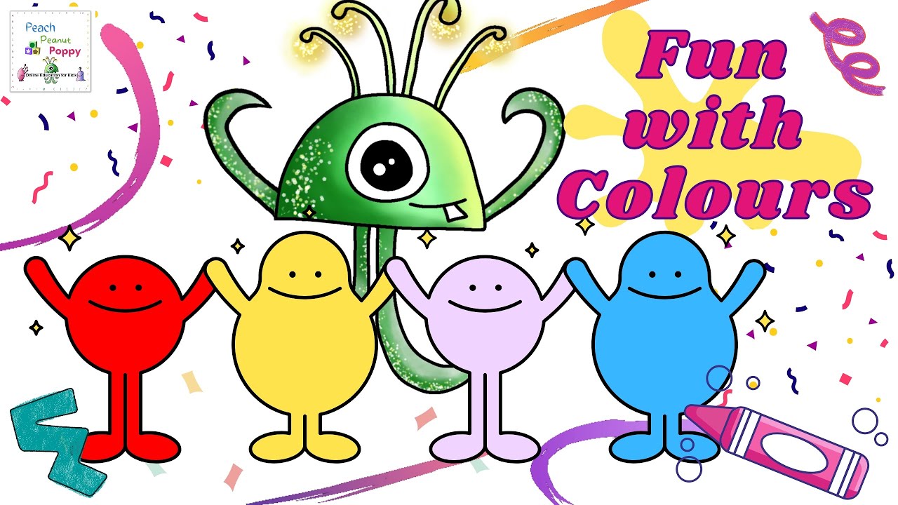 Colours for Kids | Learn Colors with Pictures | Cartoon Video for Kids ...