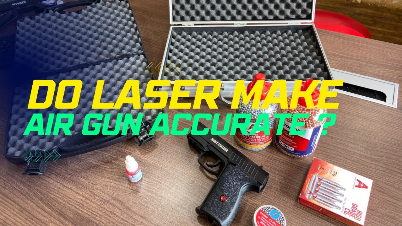 Do Laser make Air gun accurate ? - YouTube