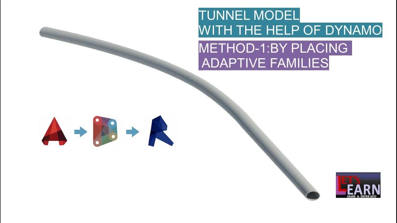 Tunnel modelling with the help of dynamo | DYNAMO | REVIT | BIM | BIMALL - YouTube