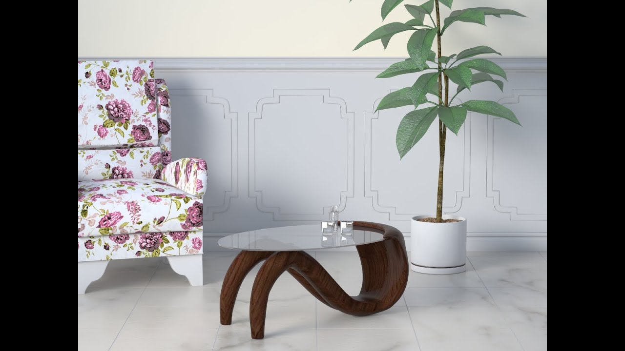 "3D Max" new table modeling - YouTube