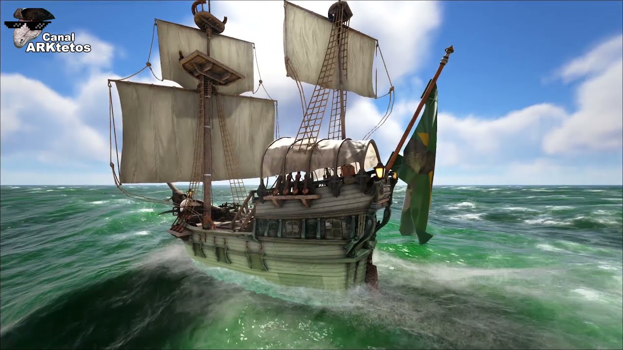 Atlas Mod Additional Ships Klinger Shipyard update. - YouTube