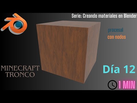 Cómo Hacer Textura de Tronco de Minecraft en Blender con Nodos ...