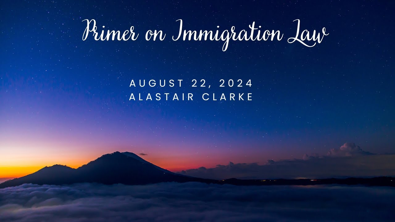 Primer on Immigration Law - YouTube