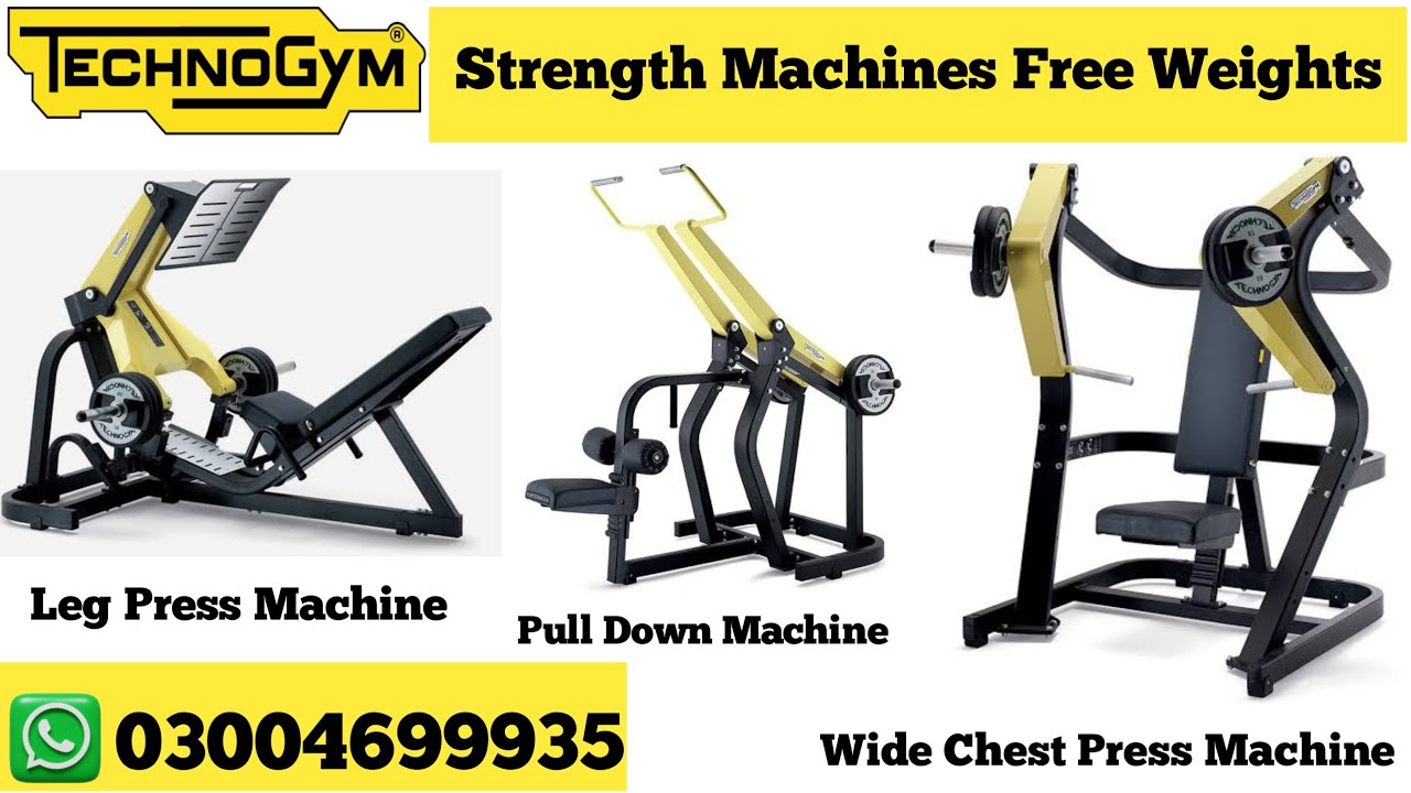 Technogym Strength Machines Free Weights || Technogym || Strength ...