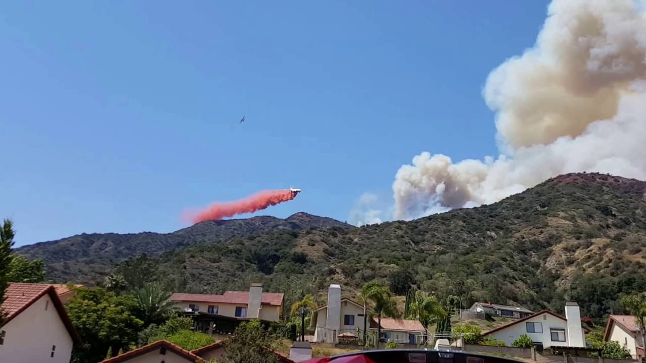 Azusa/Duarte Fire - YouTube
