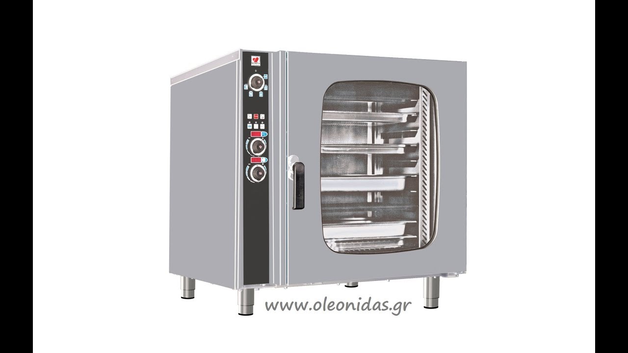 Φούρνος Ηλεκτρικός Αερόθερμος Ατμού 10 GN 1/1 Electric Combi Oven ...