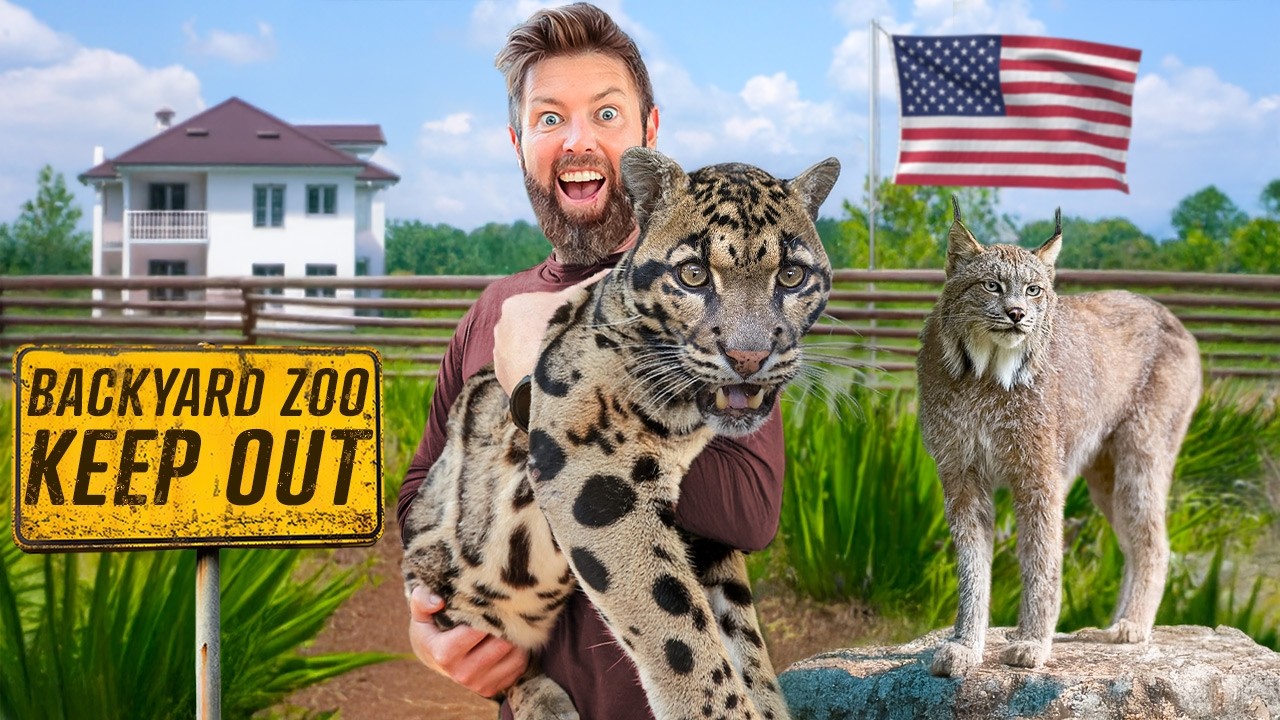 Private Tour of America's Best Exotic Animal Rescue - YouTube