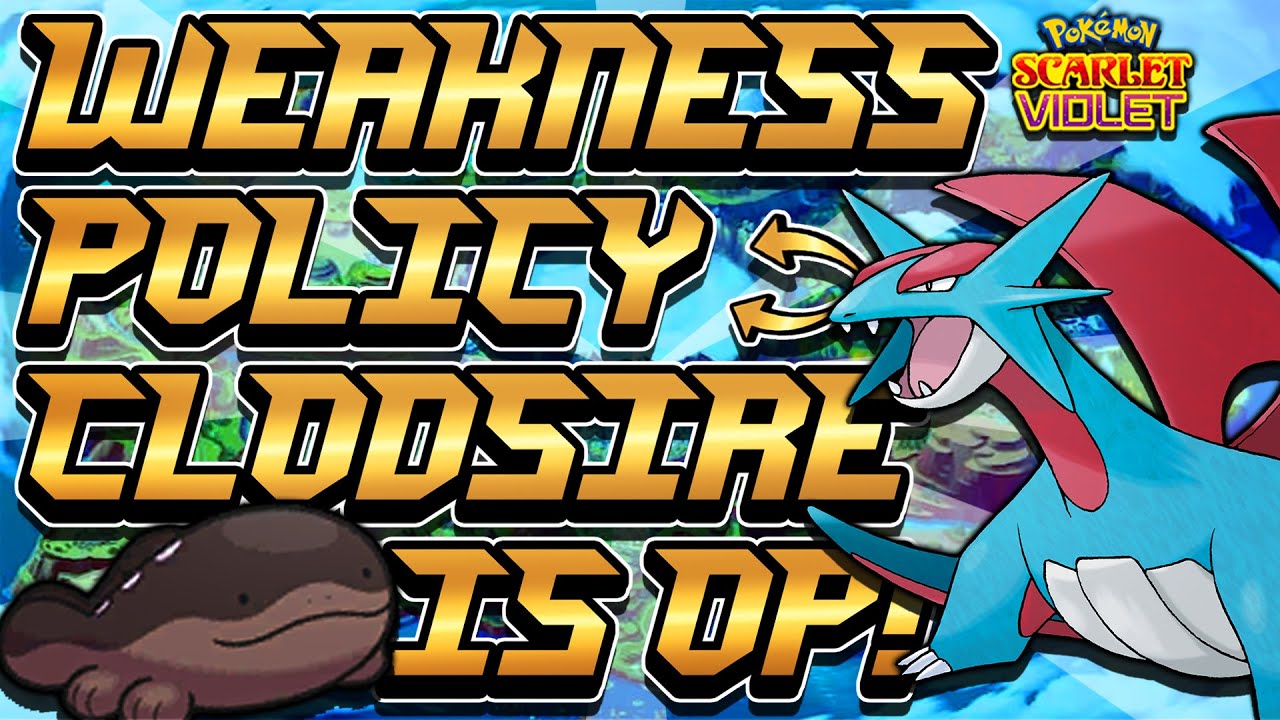 Weakness Policy CLODSIRE IS OVERPOWERED - Pokémon Scarlet & Violet ...