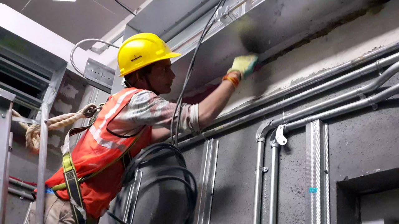 Fire sealant work - YouTube