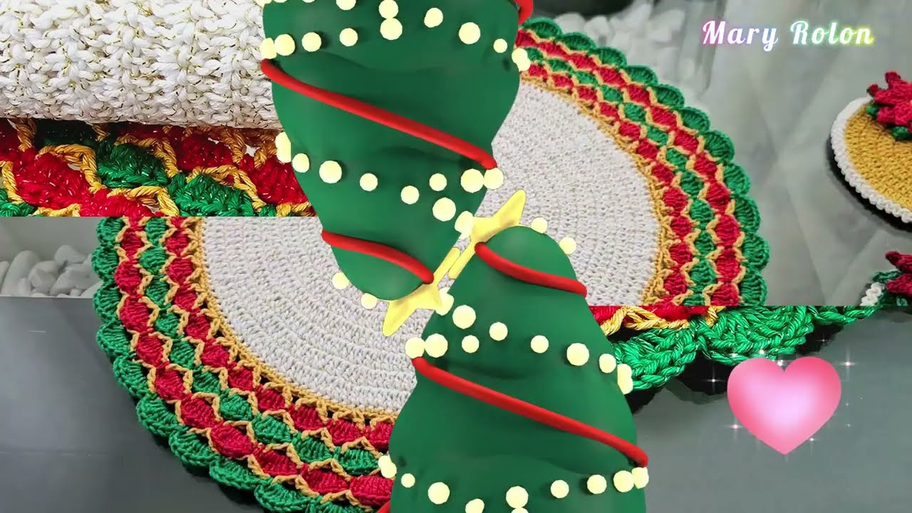 😍 El patrón más divertido y fácil a crochet LINDO Y BONITO INDIVIDUAL A ...