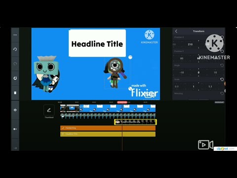 Headline Title Tisha and Rodger Remake Kinemaster Speedrun x10 Speed ...