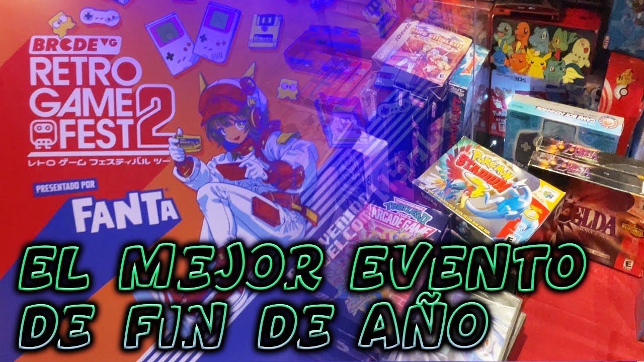 RETRO GAME FEST 2, ASI RECORRI EL EVENTO DE FIN DE AÑO 2023 - YouTube