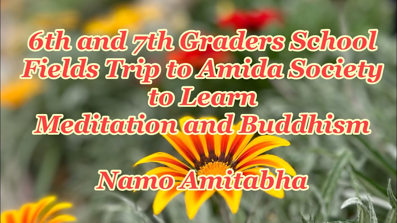 6th and 7th Grader School Fields Trip to Amida Society to Learn ...
