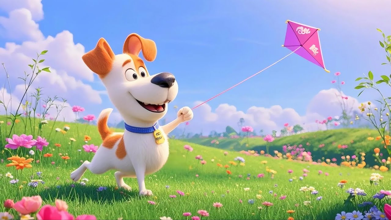 Fly, Fly, Fly a Kite | Kids Songs | Children Song | Happy Rabbit ...