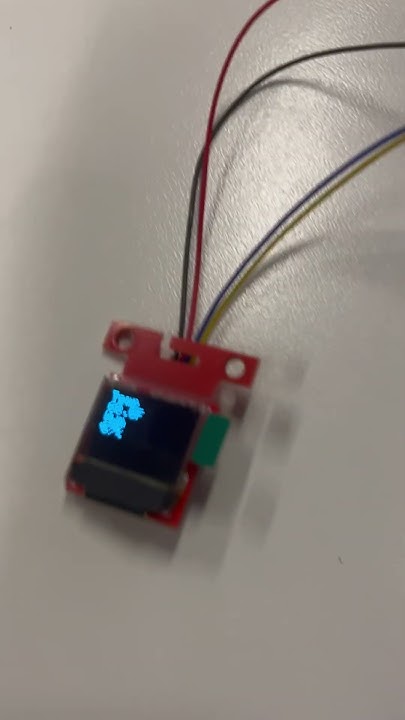 OLED displaying temp and humidity - YouTube
