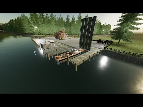 🐭 FS22 PV CANYON CROSSING 16X Map (#18) (update7) FISHING & Selling ...