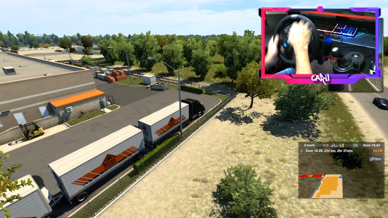 Delivary Used Packaging - American Truck Simulator | Logitech G29 ...