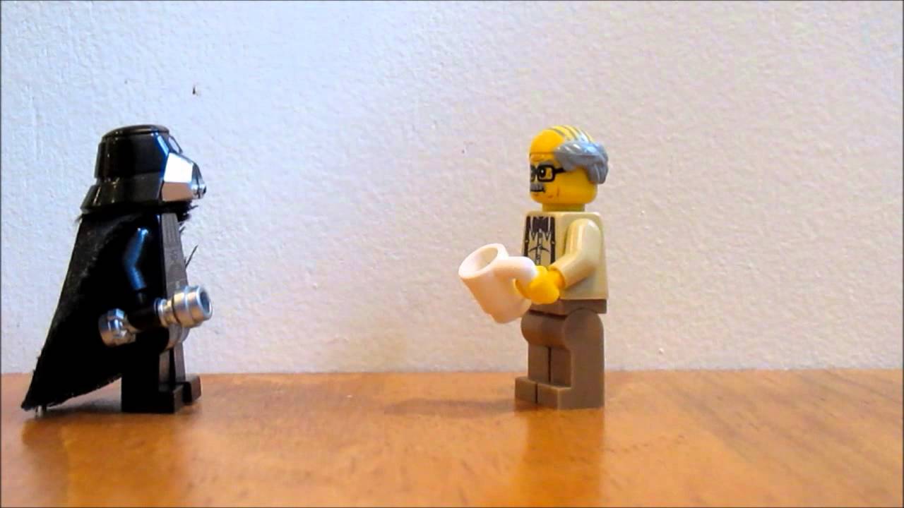 Grandpa meets Darth Vader - YouTube