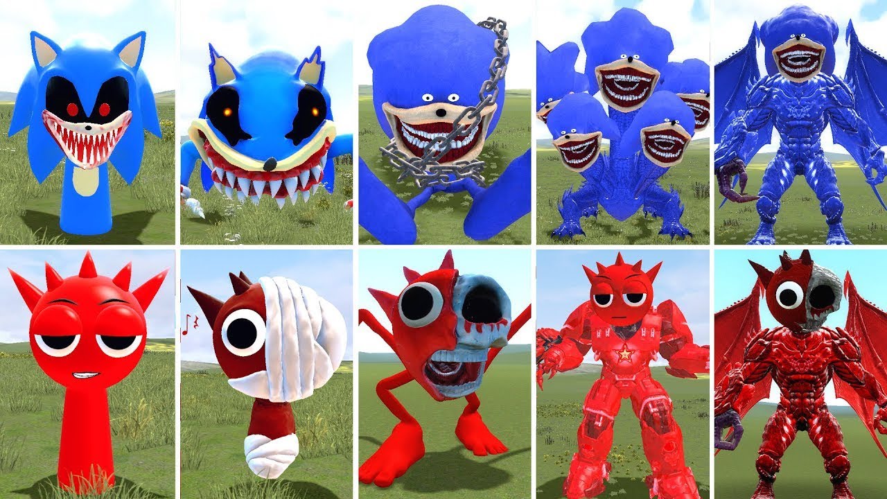 ALL HORROR VERSIONS OF SPRUNKI SIMON VS DOEY CURSED POPPY PLAYTIME ...