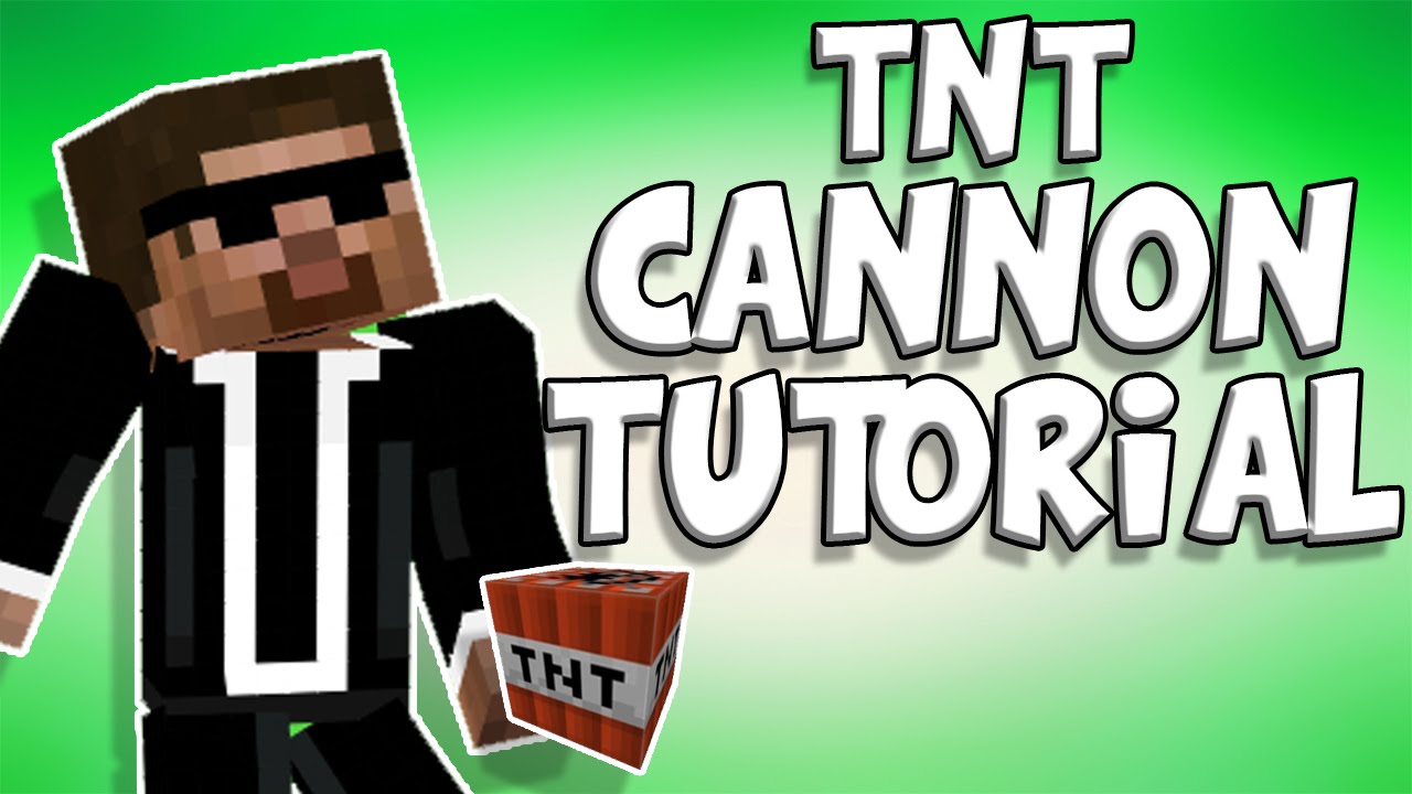 Minecraft Easy TNT Cannon Tutorial - YouTube