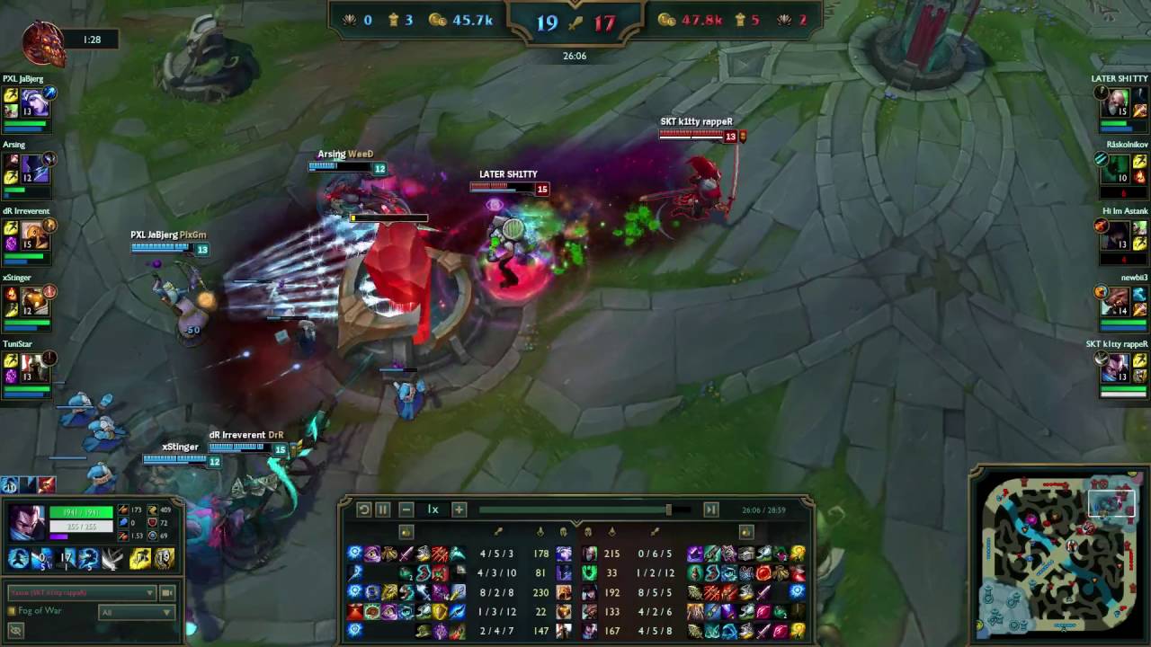 Pentakill by SKT k1tty rappeR as Yasuo - YouTube