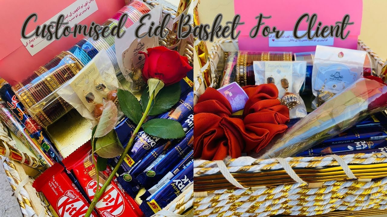 DIY Eid Gift Idea||Eid Gift 🎁 2024||Mini Eid Basket||Client Story||Mini ...