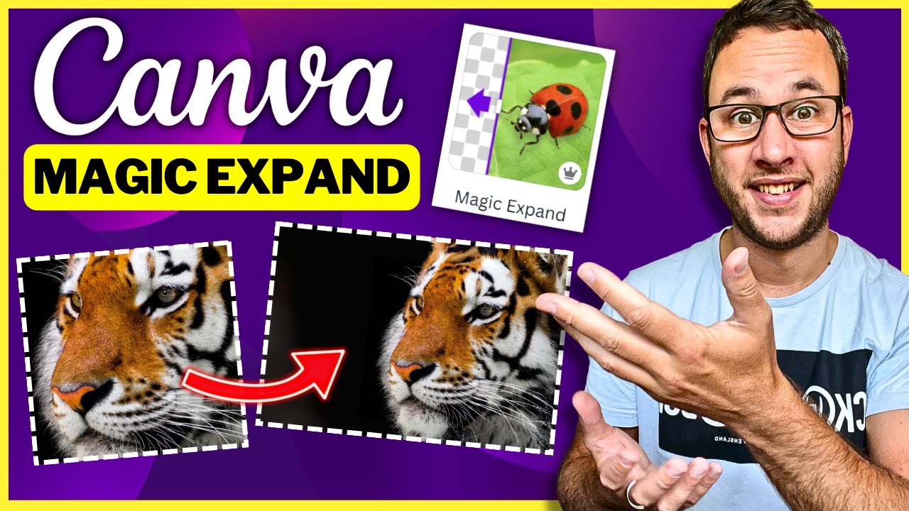 Canva's Magic AI Tool To EXPAND Images - YouTube