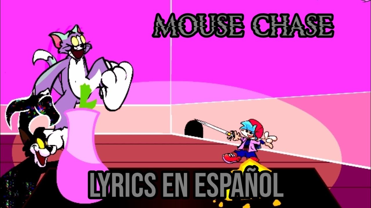 MOUSE CHASE LYRICS EN ESPAÑOL (FNF GLITCHED LEGENDS V1.5/V2.0) - YouTube