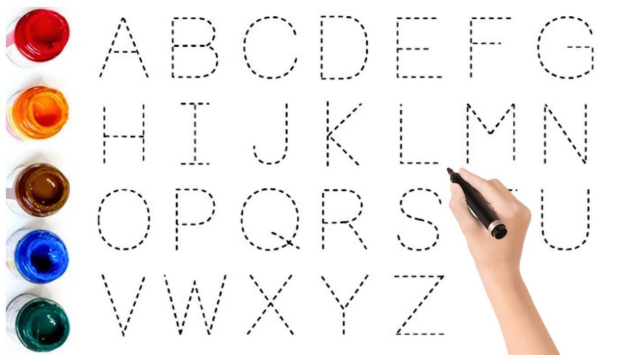 Learn ABCD Alphabets and Numbers | Learn to count | 123 numbers writing ...