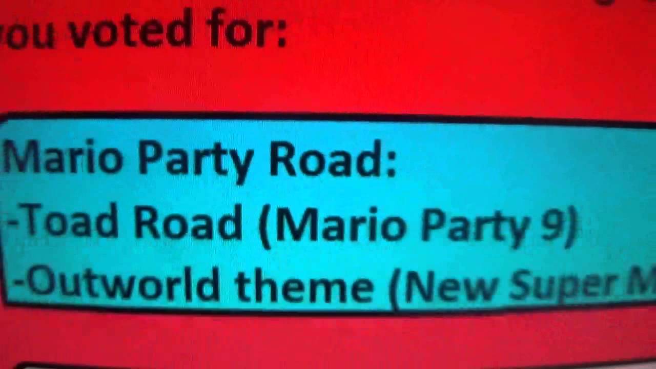 Mario Plush/Plastic Party Episode 1 voting (episodes voting results ...